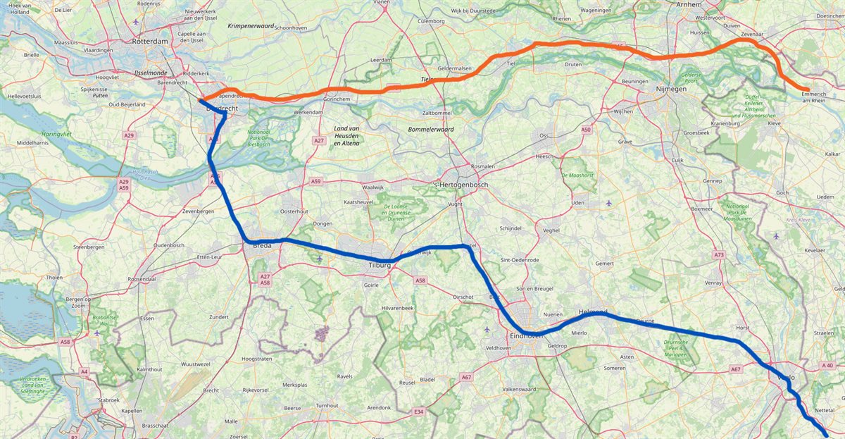 Goederenvervoer over spoor - Brabant